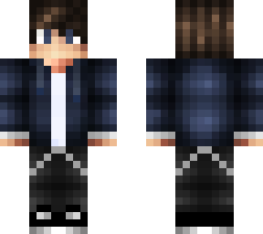 Blue Hoodie Boy | Minecraft Skin