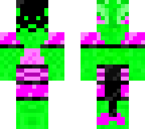 Green/Purple Protogen | Minecraft Skin