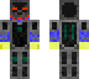 Huggy Wuggy in Infinity Armor | Minecraft Skin