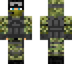 Malay VAT69 (body armor and holster) | Minecraft Skin