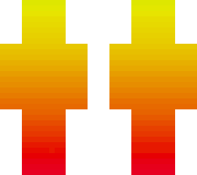 Red To Yellow Clean Gradient | Minecraft Skin