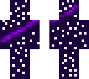 Small Galaxy View With Stars|Pixel Art | Minecraft Skin