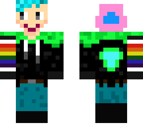 Trans Boy rainbow arm YT Taavic Skin | Minecraft Skin