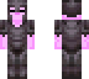 Netherite Armour Axolotl | Minecraft Skin