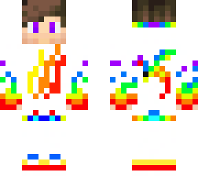 Suited and booted Firemerch skin | Minecraft Skin