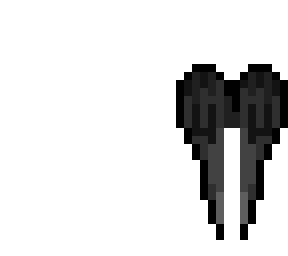 Wing base [ Black ] | Minecraft Skin