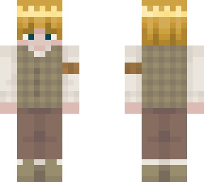 Cottagecore blonde boy | Minecraft Skin