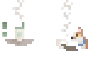 Enjoying a Sip of Coffee | Minecraft Skin