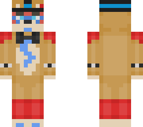 fnaf security beach freddy glamrock freddy | Minecraft Skins