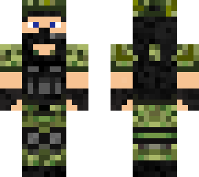 military army soldier sniper warrior | Minecraft Skins