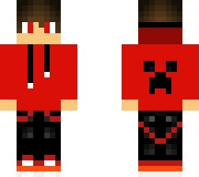 Cool Red Avatar | Minecraft Skin