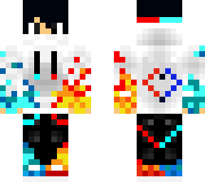 super water fire boy | Minecraft Skins