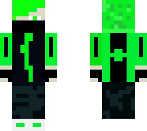 Green gamer boy | Minecraft Skin