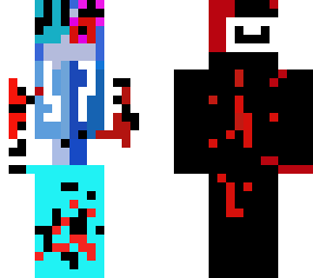 half glitch sans | Minecraft Skin
