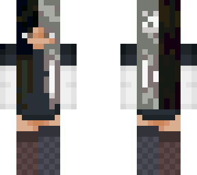 Light & dark split | Minecraft Skin