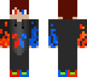 Fire and water | Minecraft Skin