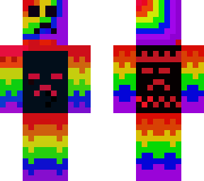 rainbow zombie | Minecraft Skin