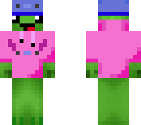 Turtle dripped out in axolotl merch | Minecraft Skin