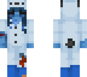 bloody blue bunny onesie | Minecraft Skins