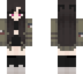 cool female army girl | Minecraft Skin