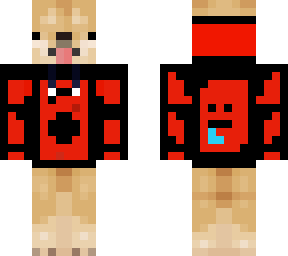 dodge with red hoodie | Minecraft Skin