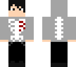 skeleton hoodie | Minecraft Skin