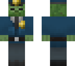 zombie cop | Minecraft Skin
