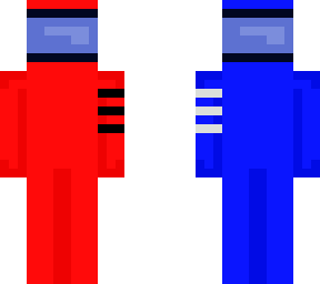 AMONG US HALF & HALF | Minecraft Skin