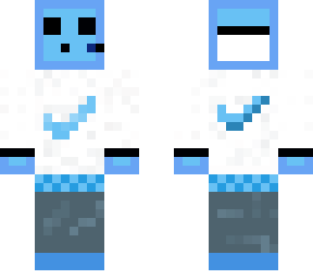 blue slime skin | Minecraft Skin