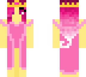 Cute pink princess | Minecraft Skin