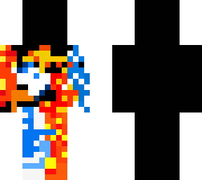 fire and ice | Minecraft Skin