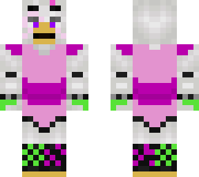 glamrock chica | Minecraft Skins