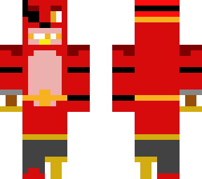 glamrock foxy | Minecraft Skins