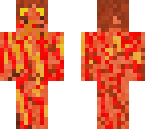 Lava man | Minecraft Skin
