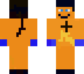 Orange Man | Minecraft Skin