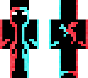 gamer boy blue and red | Minecraft Skins