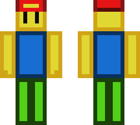 Roblox noob with a red football cap | Minecraft Skin