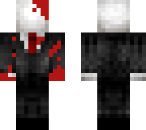 SlenderMan With blood | Minecraft Skin