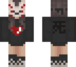 Fox mask girl | Minecraft Skin