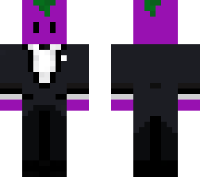 fruit in a suit(grape) | Minecraft Skin