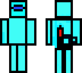 Light blue among us (Imposter) | Minecraft Skin