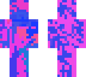 Blue and Pink Blob | Minecraft Skin