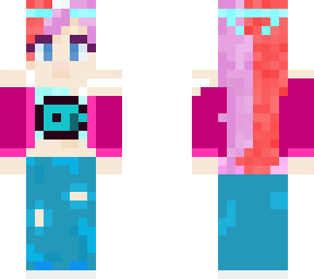 Coral human form | Minecraft Skin