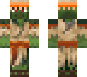 Desert Zombie Villager | Minecraft Skin
