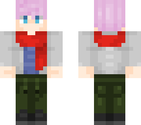 Pink hair cargo pants | Minecraft Skin