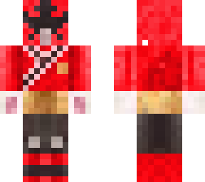 Power Ranger Samurai - Red ranger | Minecraft Skin