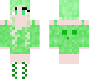 slime girl | Minecraft Skin