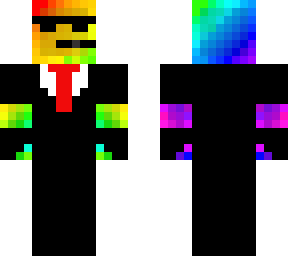Agent Rainbow | Minecraft Skin