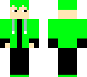 Green gamer boy | Minecraft Skin