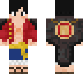 Luffy Wano Minecraft Skins